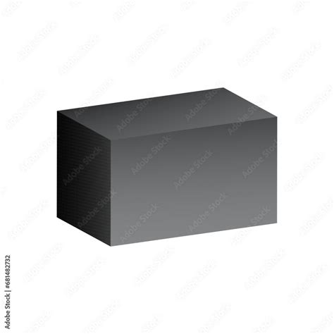 Vector Parallelepiped With Gradients And Shadow For Game Icon Package Design Logo Mobile Ui