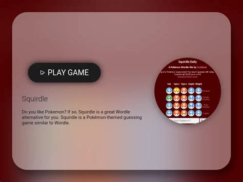 Squirdle Dive Into The World Of Pokémon Guessing