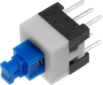 DPDT Push On Push Off PCB Switch Wiltronics