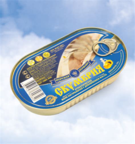 Консервы рыбные Морская держава Скумбрия атлантическая натуральная с ...