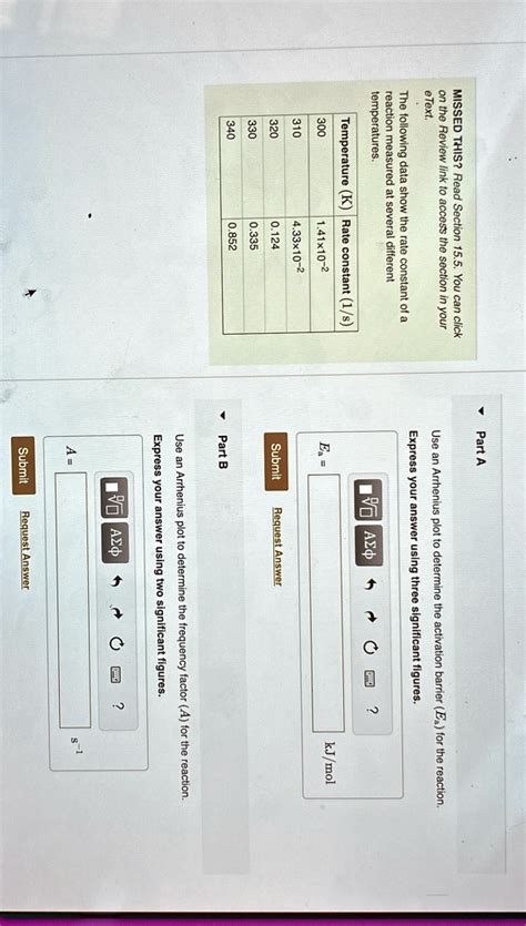Part A Missed This Read Section 15 5 You Can Click On The Review Link To Access The Section