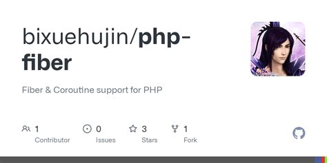 Github Bixuehujinphp Fiber Fiber And Coroutine Support For Php