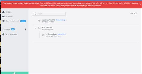 No Logro Arrancar Aplicación Con Docker En Mongodb Stack Overflow En
