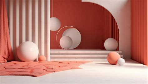Premium AI Image A Modeling Diagram Background With No Product Setup And Environment
