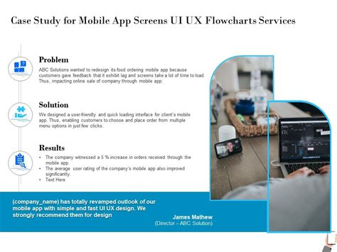 Case Study For Mobile App Screens UI UX Flowcharts Services Average Ppt Powerpoint Presentation