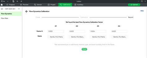 Flow Dynamics Calibration Bambu Lab Wiki
