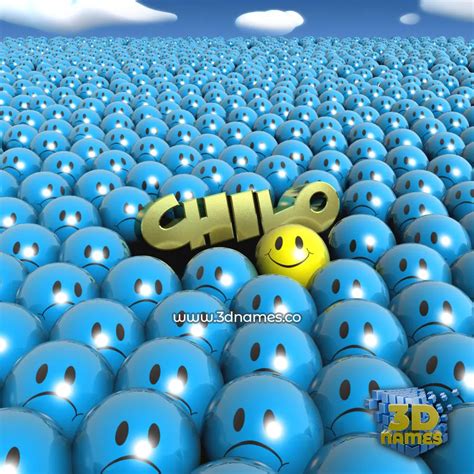 Preview Of Special Smileys 3d Name For Chilo
