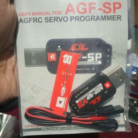 jual agf spv3 servo programmer for agfrc programable servo shopee
