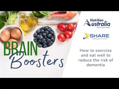 Brain Boosters Exercise And Eat Well To Reduce The Risk Of Dementia