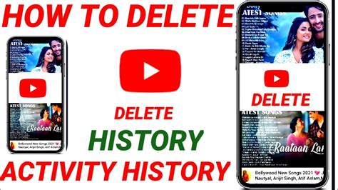 How To Delete YouTube Activity History YouTube History Clear 2021 YouTube