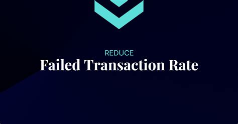 Reducing The Failed Transaction Rate Ftr Futurmax