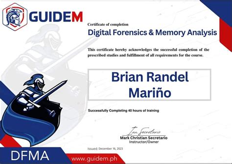Dfir Digitalforensics Memoryanalysis Guidem Brian Randel Mariño
