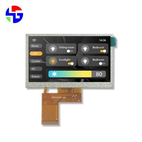4 3 Inch TFT LCD Module 480x272 Resolution RGB Interface IPS