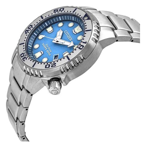 Мужские часы Citizen Promaster Dive из нержавеющей стали с голубым ...