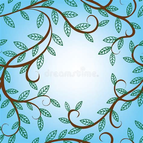 Tree Branch Stock Vector Illustration Of Park Frame
