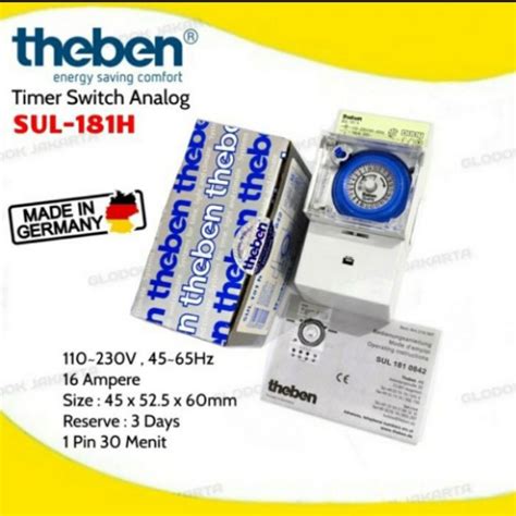 Jual Timer Theben Sul 181h Timer Theben Theben Timer Switch Analog Timer Shopee Indonesia