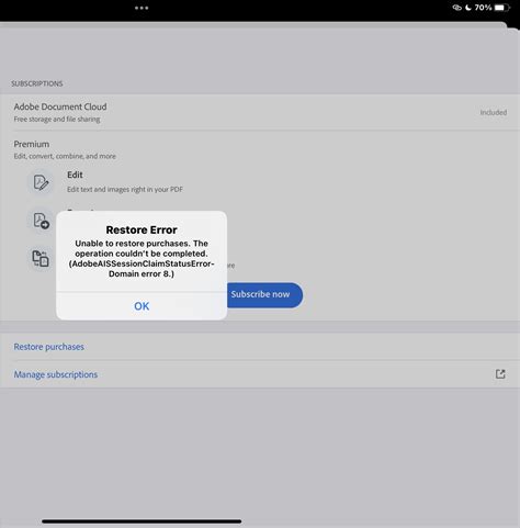 Subscription Not Working Adobe Community 12694401