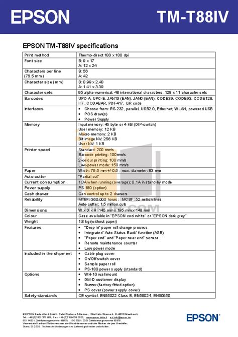 Pdf Manual For Epson Printer Tm T88iv