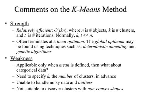 K Means Clustering Algorithm Ppt