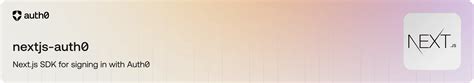 Auth0nextjs Auth0 Npm