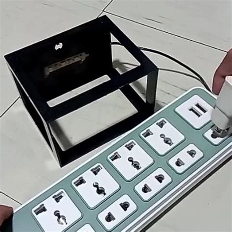 Socket Plug Multifunction High Power Plug Heavy Duty Extension Cord 2 USB Port Outlets Plug