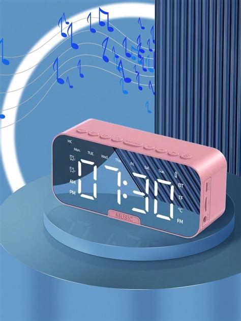 Multi Functional Mini Clock With Ai Smart Wireless Alarm Clock Speaker