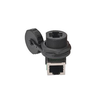 Rj45 Panel Mount Connector 90 Degree Angle Fremi
