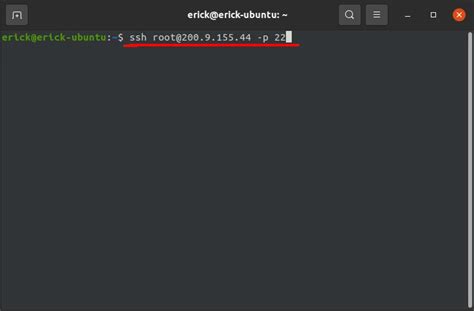 Acessando Servidor Via Ssh No Linux Erick Andrade