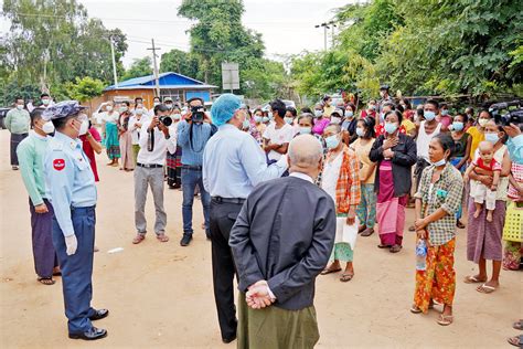မကွေးတိုင်းဒေသကြီးဝန်ကြီးချုပ် အခြေခံလူတန်းစားအိမ်ထောင်စုများအား အခြေခံစားသောက်ကုန် လေးမျိုးနှင့