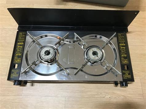 캠핑용 가스버너 2구 난로 Lpg 가스통 2개 싸 헬로마켓