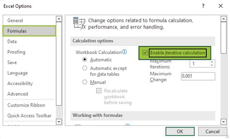 Circular Reference In Excel How To Find Show Remove And Check
