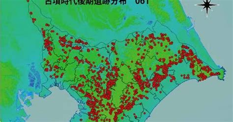 私家版千葉県遺跡DB地図帳 古墳時代後期遺跡分布 061