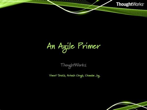 Agile 101 Ppt Free Download
