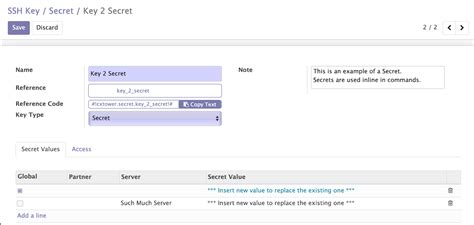 Secrets And Ssh Keys Cetmix Tower Documentation