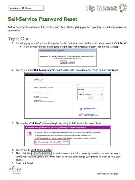 fillable online let users reset their own passwords in office