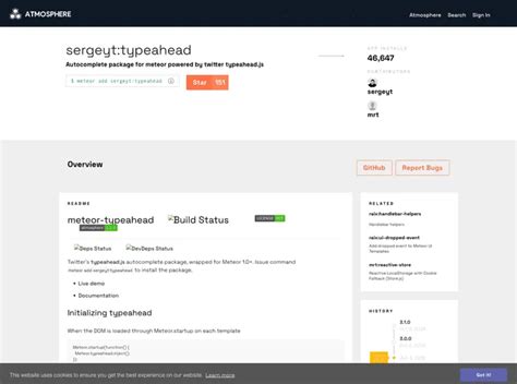Meteor Typeahead By Sergeyt A Undefined Template Built At Lightspeed