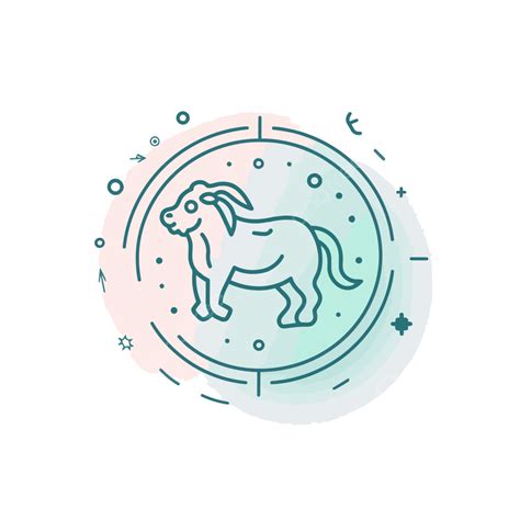 조디악 표지판 양자리를 나타내는 선 기호 벡터 흰색 배경에 황도대 별자리를 묘사한 직계 아이콘 Flaticon 및 드리블에