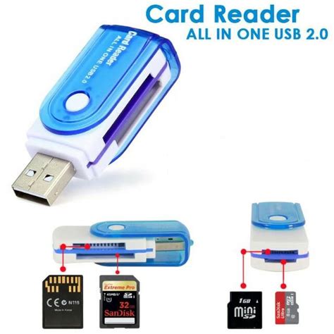 Usb Card Reader All In One Techocity
