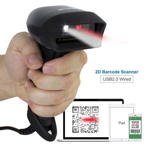 Handheld 2d Qr Code Barcode Scanner Usb Wired Code Reader Mobile Payment Computer Screen Scanner