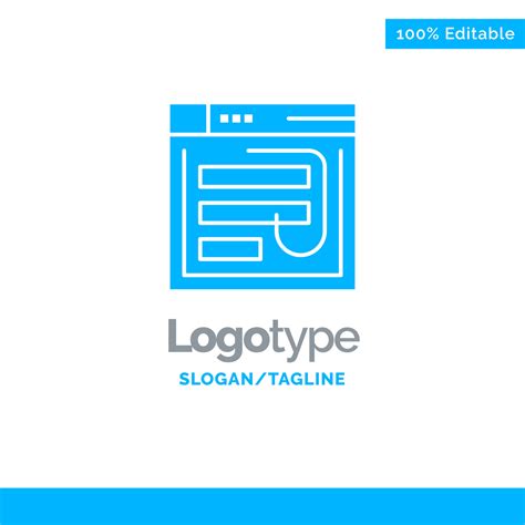 Email Hack Internet Password Phishing Web Website Blue Solid Logo