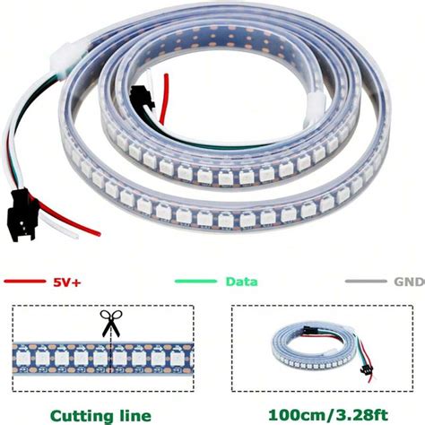 Usb5v Ws2812b Individually Addressable Led Strip 1 M 144 Led 5050smd
