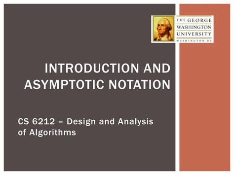 Asymptotic Notations