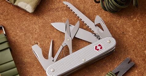 Victorinox Swiss Army Unsheathes Farmer X Alox EDC Knife - Maxim