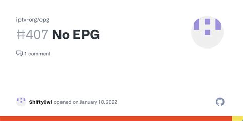 No EPG Issue 407 Iptv Org Epg GitHub