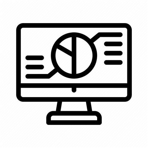 Pie Chart Data Computer Technology Report Diagram Icon Download
