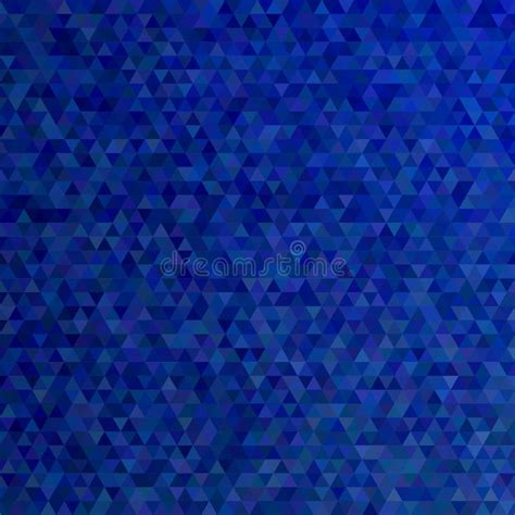 Dark Blue Polygonal Abstract Tiled Triangle Background Modern Vector