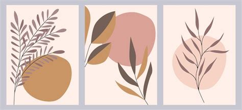 크리 에이 티브 손으로 그린 한 줄 추상 모양의 집합 엽서 포스터 현수막 브로셔 표지 디자인 Webx9에 대 한 최소한의 이미지 아이콘 꽃 잎 프리미엄 벡터