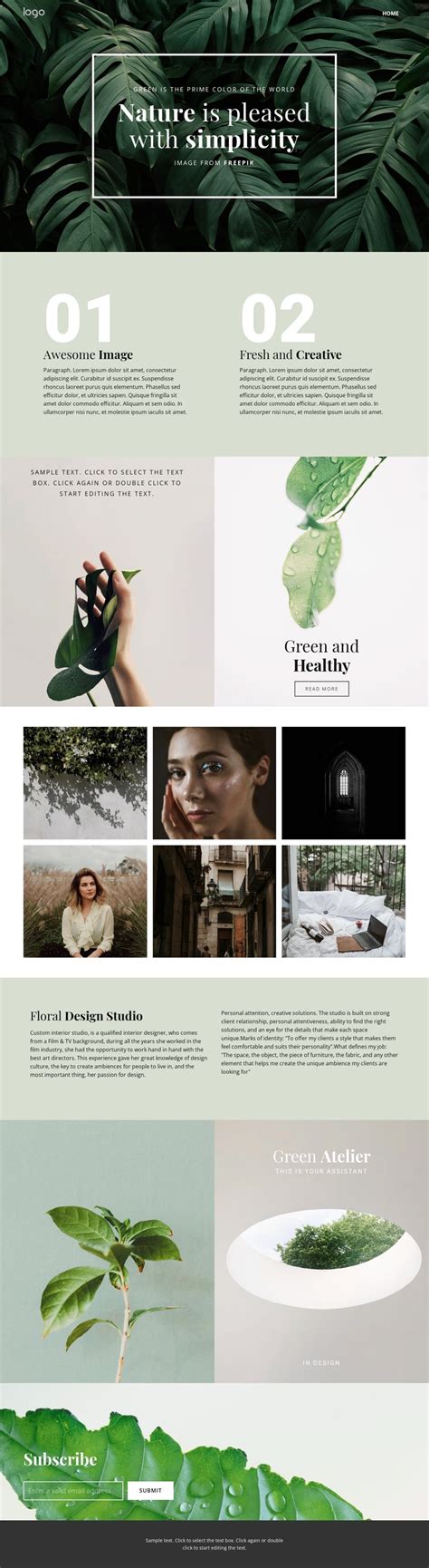Beauty Simplicity Of Nature CSS Template By Nicepage Beauty Simplicity Of Nature CSS Template By Nicepage