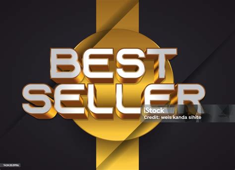 3d 베스트 셀러 배지 또는 흰색과 금색의 엠블럼 골든 베스트셀러 로고 3차원 형태에 대한 스톡 벡터 아트 및 기타 이미지 3차원 형태 경쟁 고급 Istock