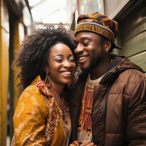 Premium Ai Image A Man And Woman Are Smiling And Smiling